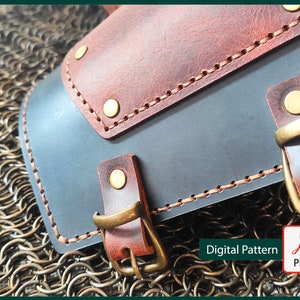 Leather Pattern PDF - Leather Bracers Pattern - Leather Vambrace ...