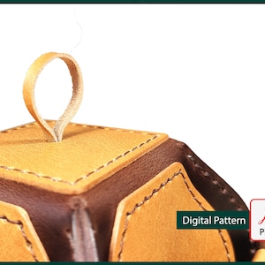 Leather DIY Pattern - Leather Tray - Digital File - Printable PDF ...