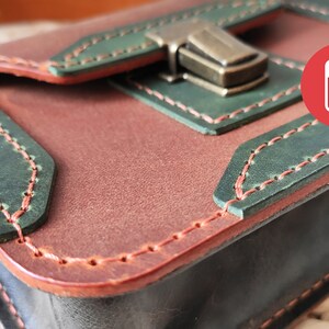 Small Leather Bag Pattern Shoulder Bag Digital Download PDF DIY ...