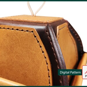 Leather DIY Pattern - Leather Tray - Digital File - Printable PDF ...