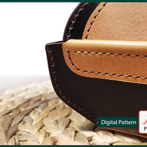 Leather DIY Pattern - Leather Tray - Digital File - Printable PDF ...