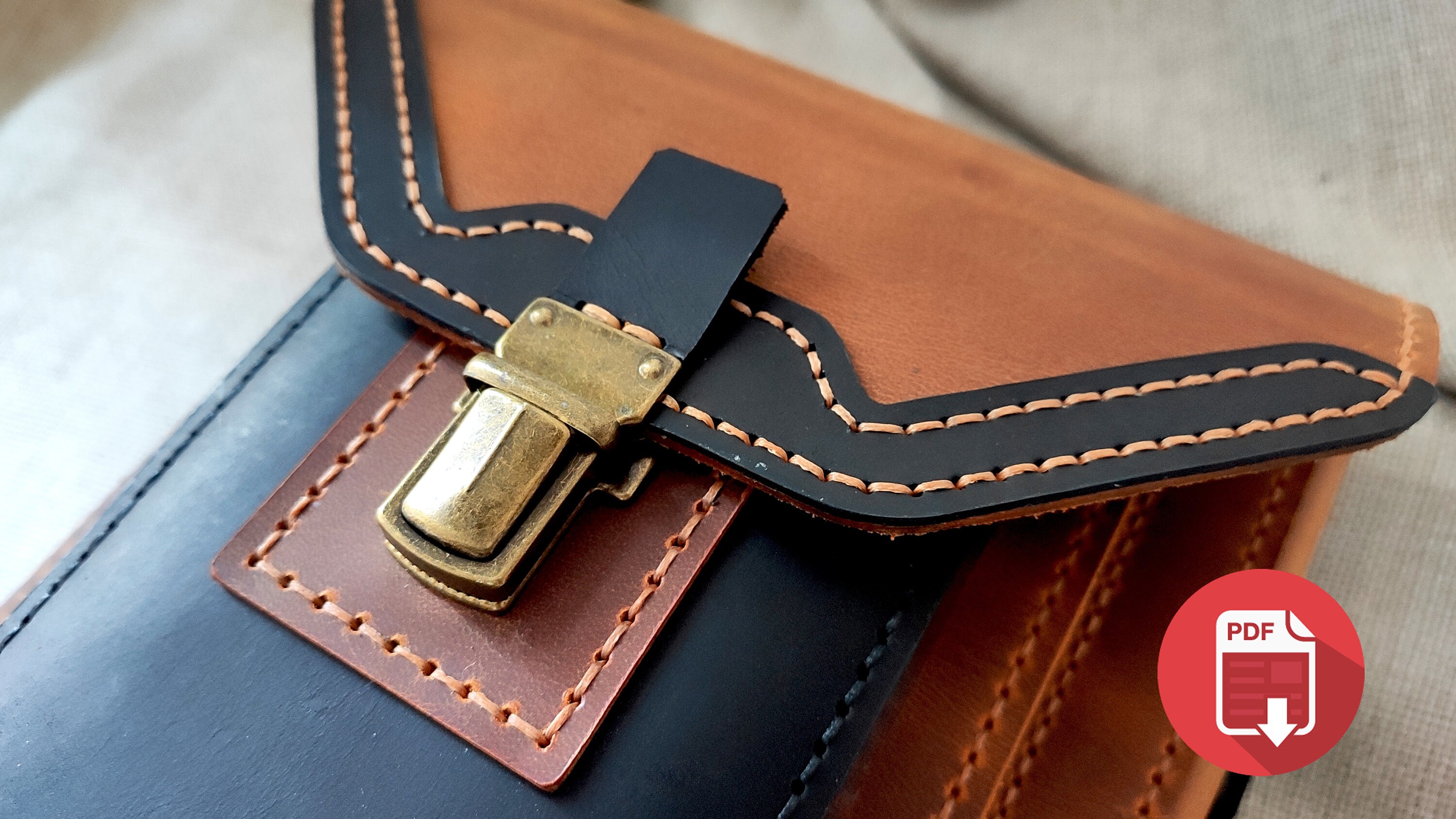 Leather Bag Pattern Crossbody Shoulder Bag Pattern DIY Instant - Etsy