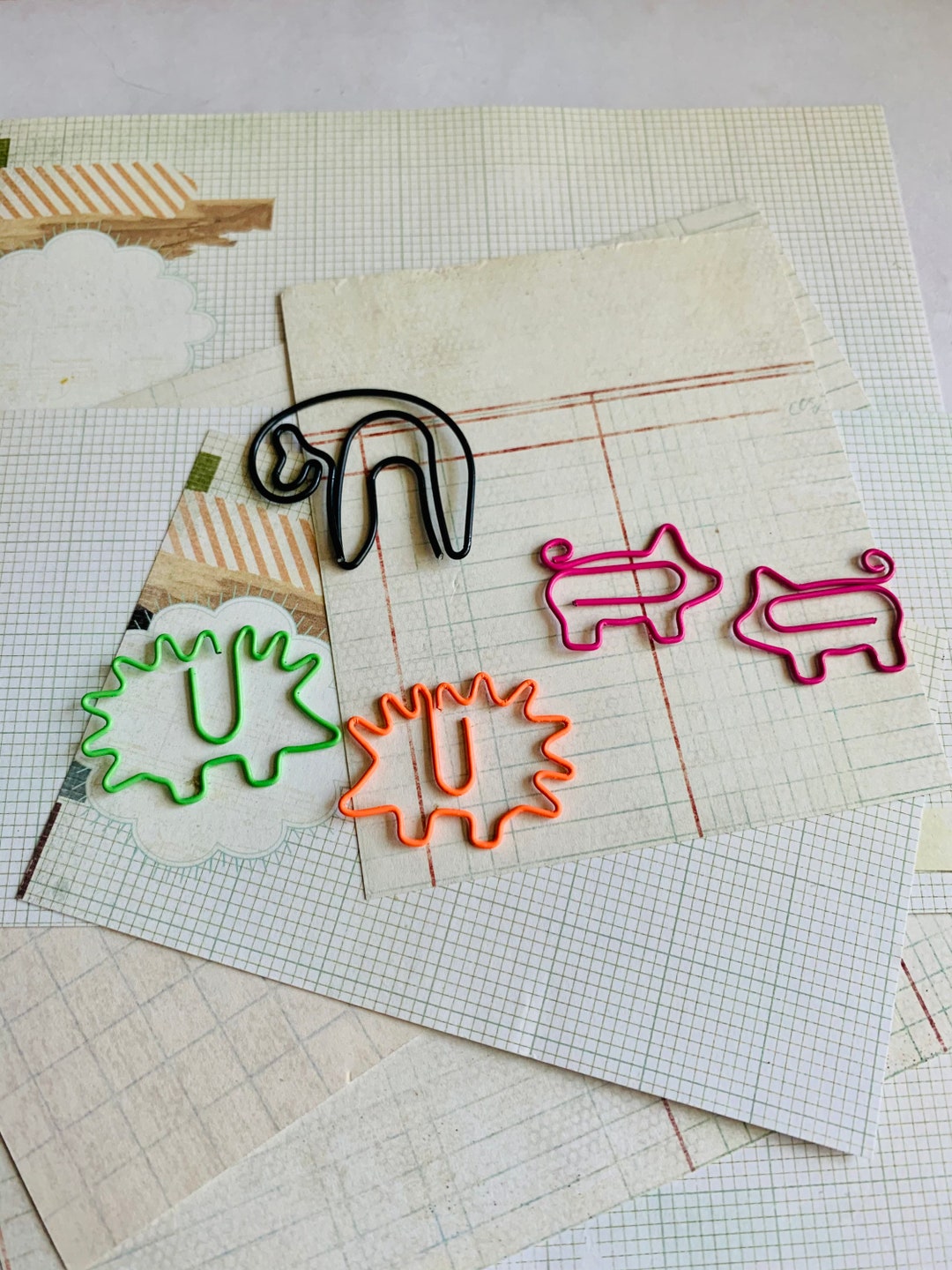 Sloughs, Porcupine, Hedgehog, Pigs, Paperclip, Book Marker, Page Marker ...