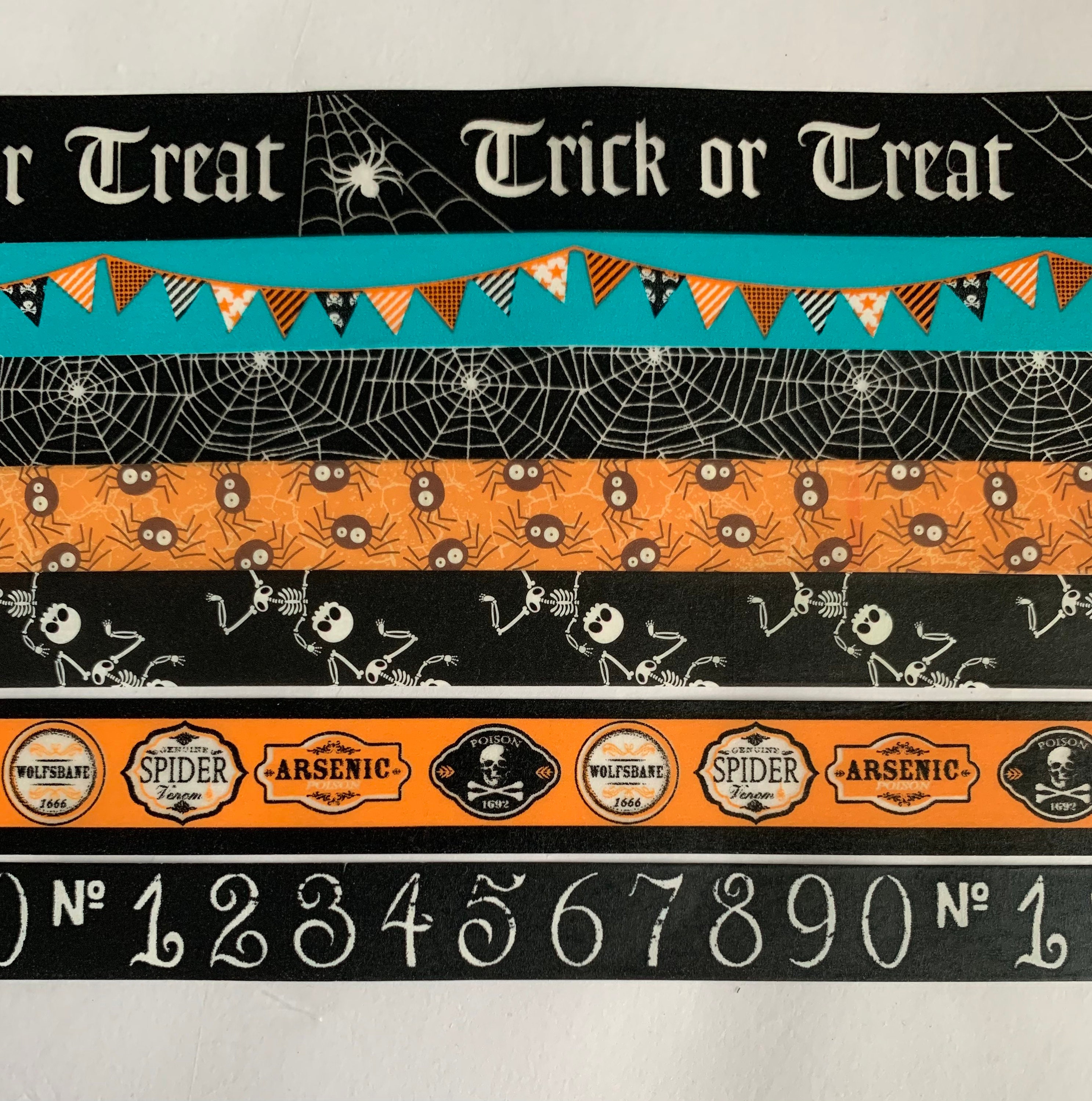 Halloween Trick or Treat Banner Spiders Spider Web - Etsy