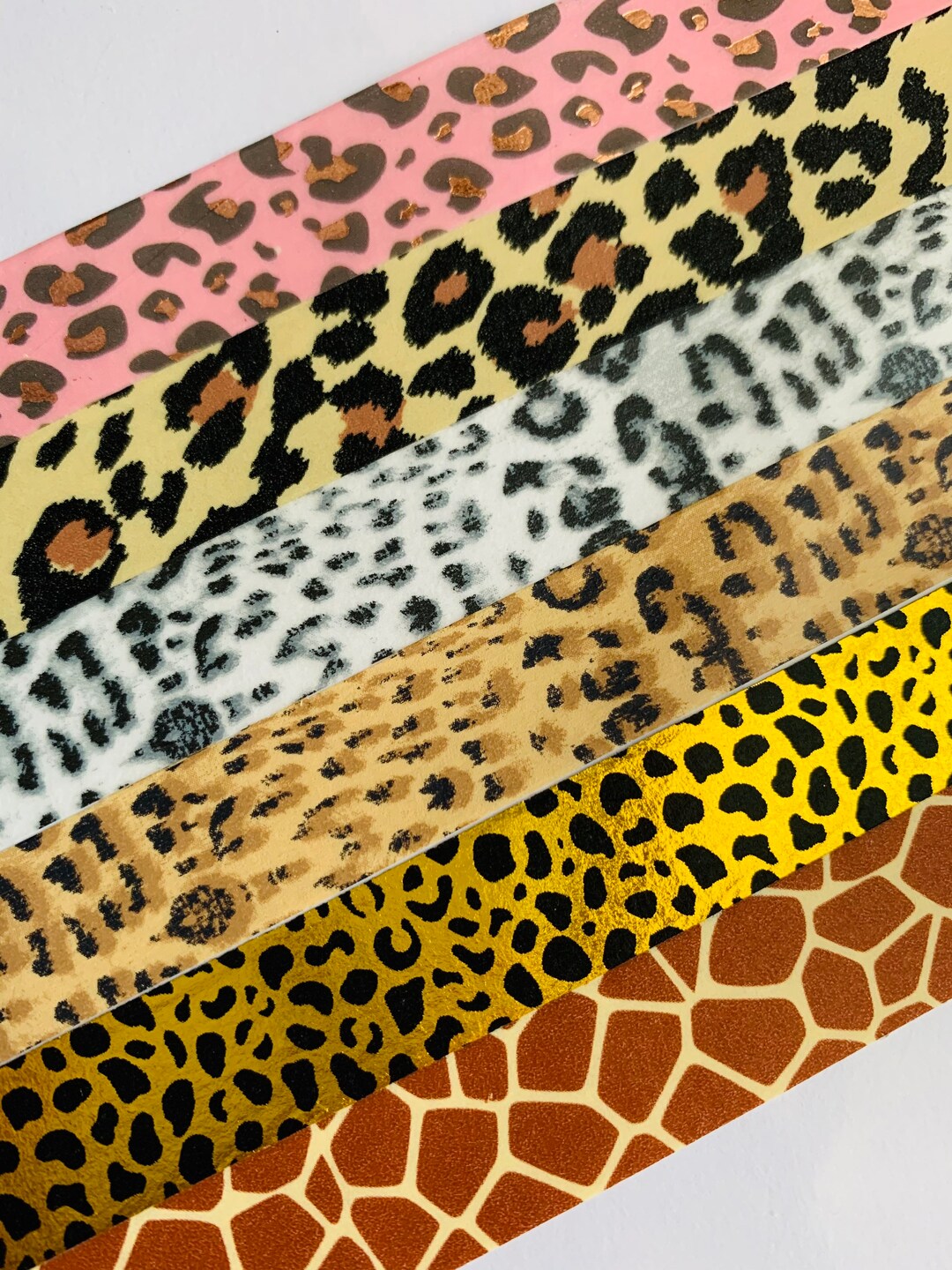 Animal Print, Leopard, Jaguar, Bobcat, Tiger, Giraffe, Copper Foil ...