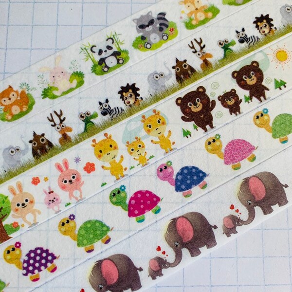 Animal Washi Tape - Etsy