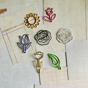 Flower, Sunflower, Tulip, Rose, Spring, Easter, Paperclip, Book Marker ...