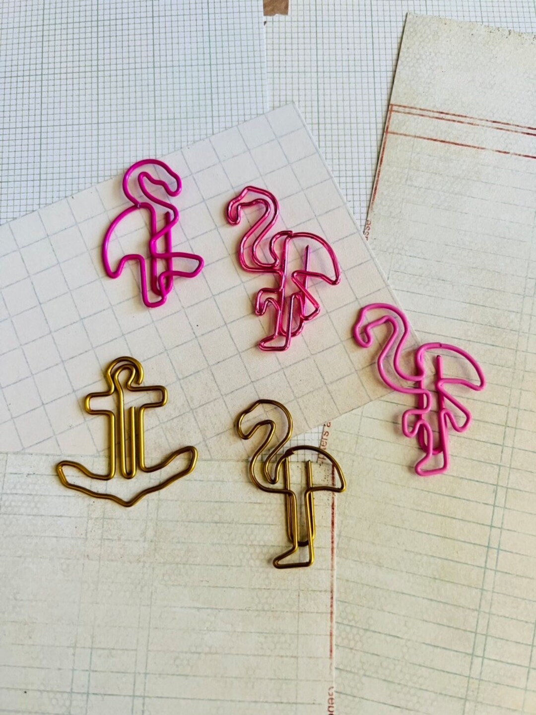 Flamingo, Pineapple, Anchor, Paperclip, Book Marker, Page Marker ...