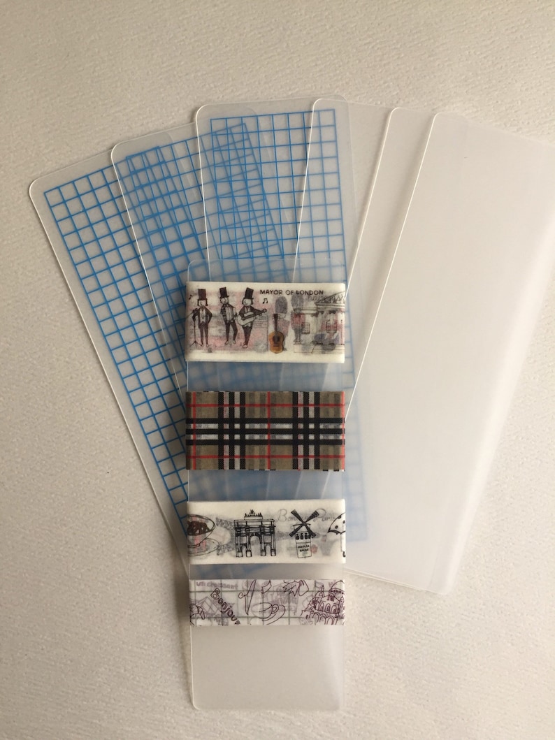 Set of 3 or 5, Washi Tape Boards, Portable, Dispenser, Storage - Etsy