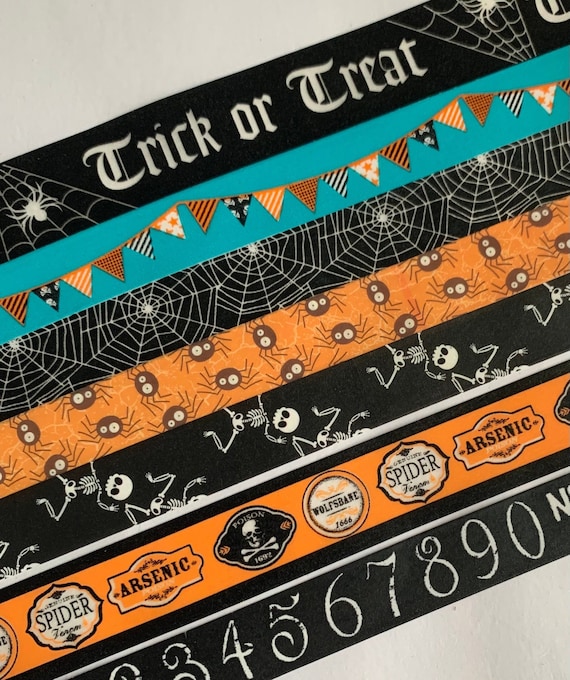 Halloween Trick or Treat Banner Spiders Spider Web - Etsy