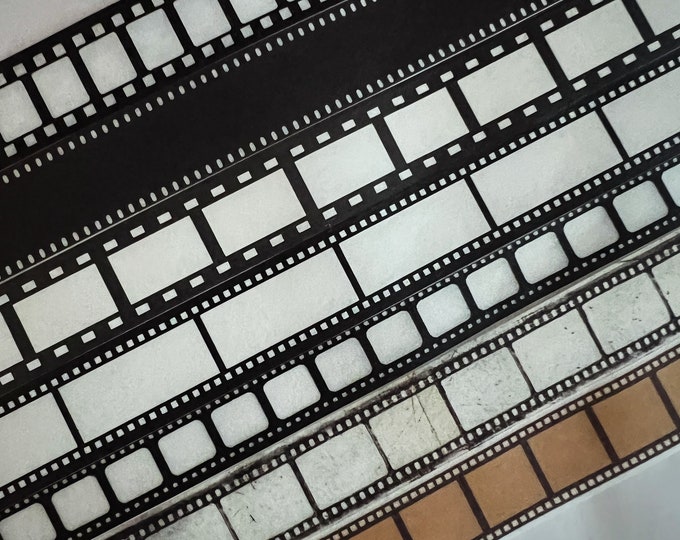 Camera, Film Strip, Movie Reel, Film, Vintage, Photography, Washi Tape ...