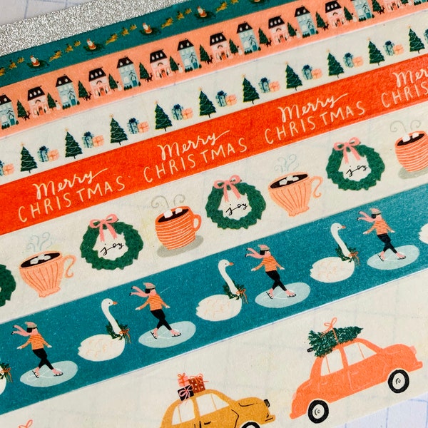 Christmas Washi Tape - Etsy