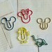 Mouse, Animal, Dinosaur, Paperclip, Page Marker, Book Marker - Etsy