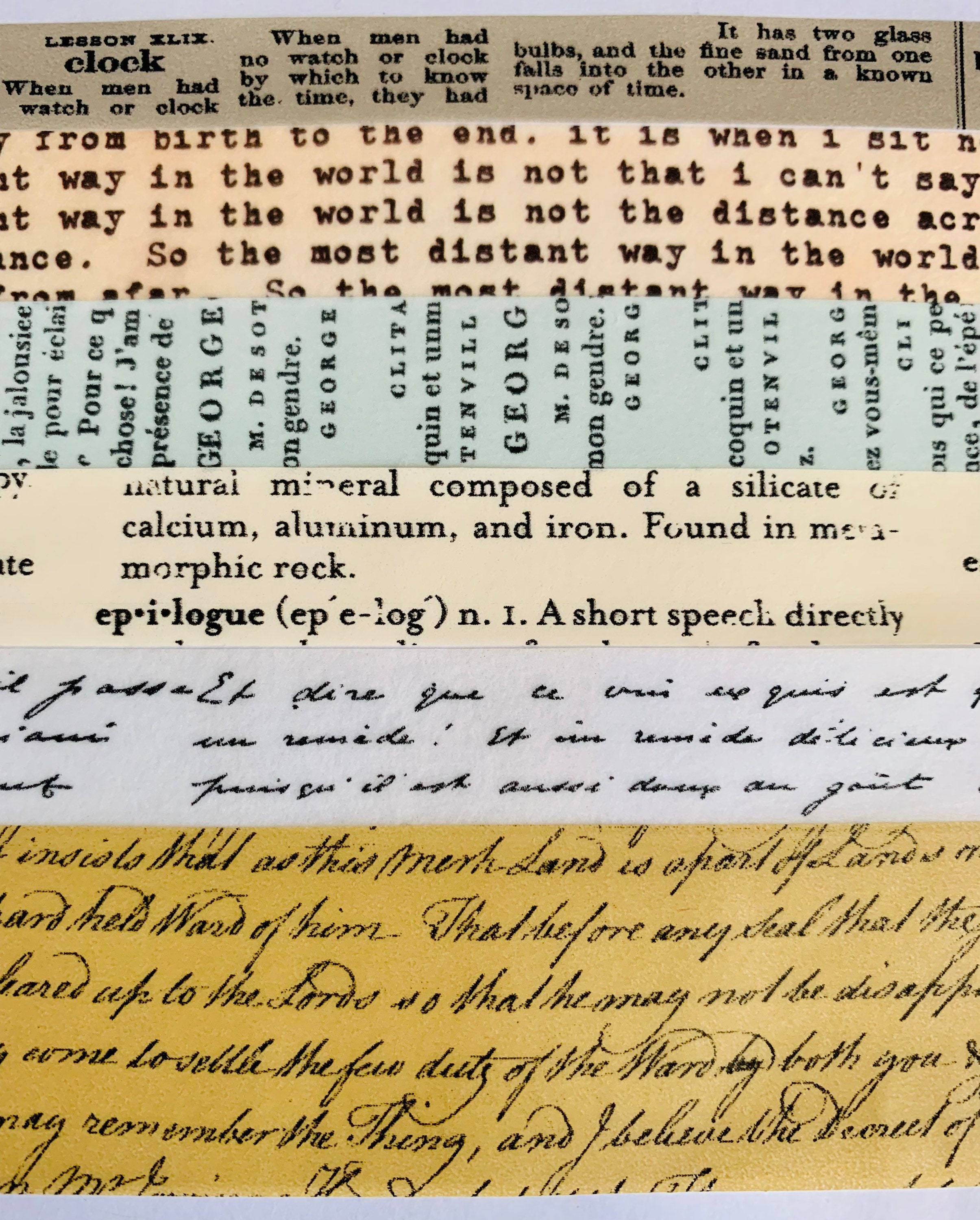 Black and White Script Text Dictionary Washi Tape SAMPLES - Etsy