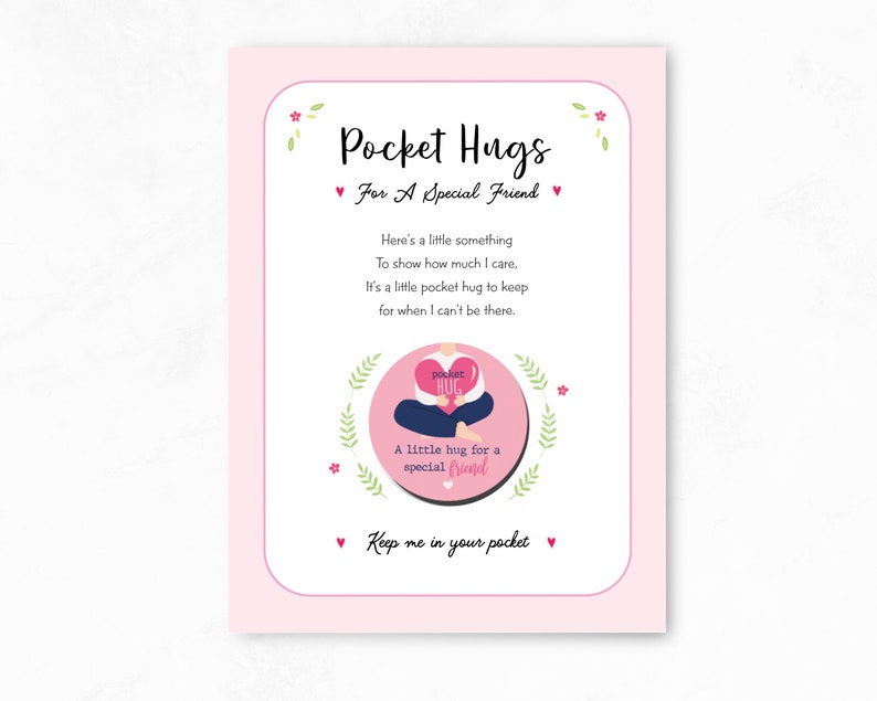 Pocket 'hug in the Post' Friendship Gift With a - Etsy