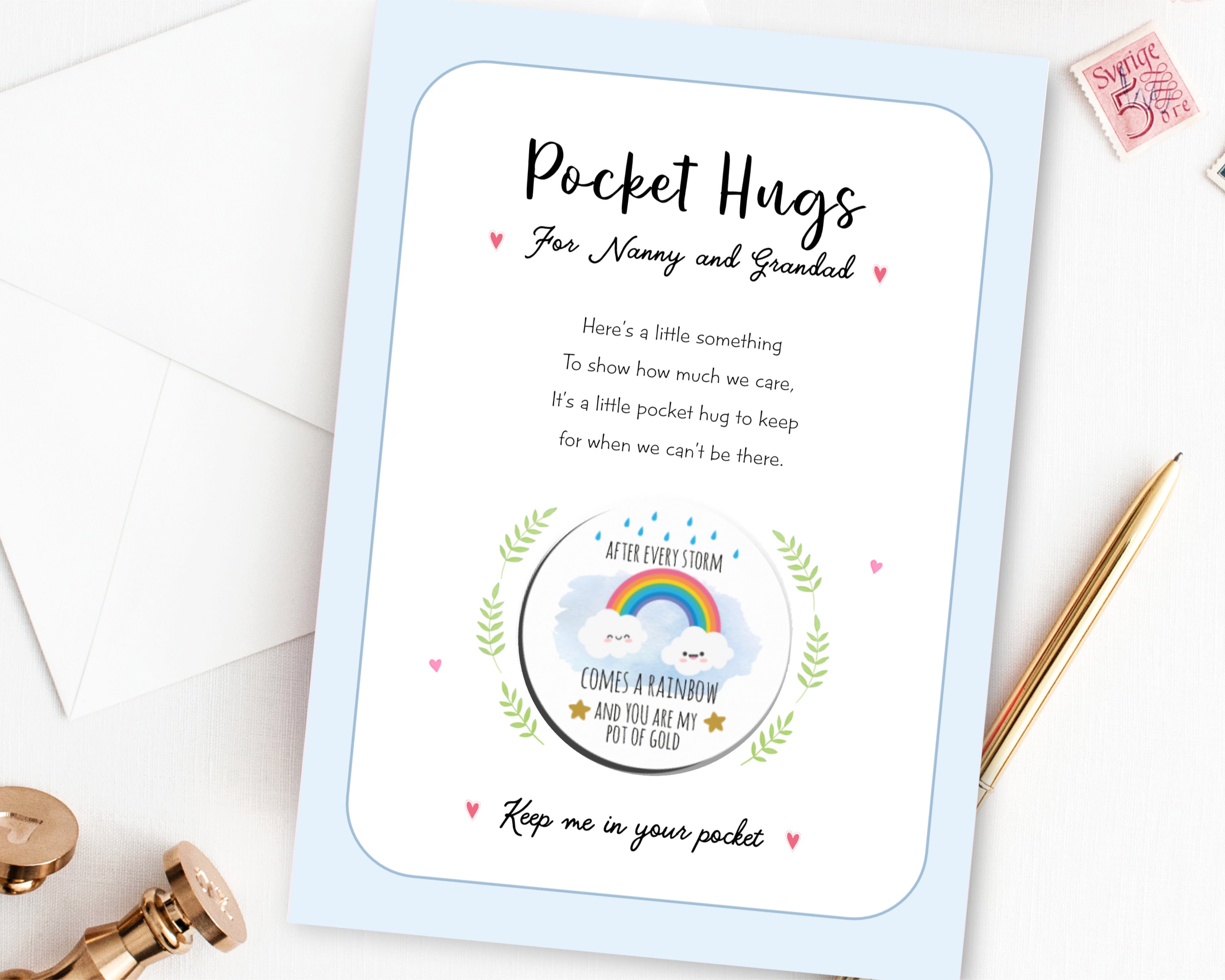 Pocket Hug Motivational Gift With Personalised Message, Including Hug ...