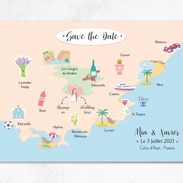 Wedding Map - Etsy UK