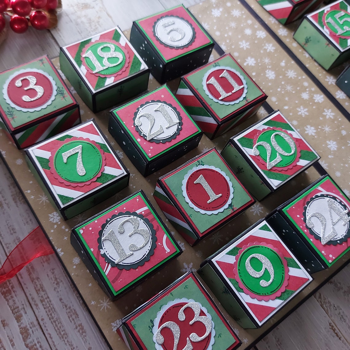 Reusable Advent Calendar Christmas Countdown - Etsy
