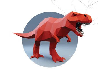 3d Dinosaur Papercraft | Etsy