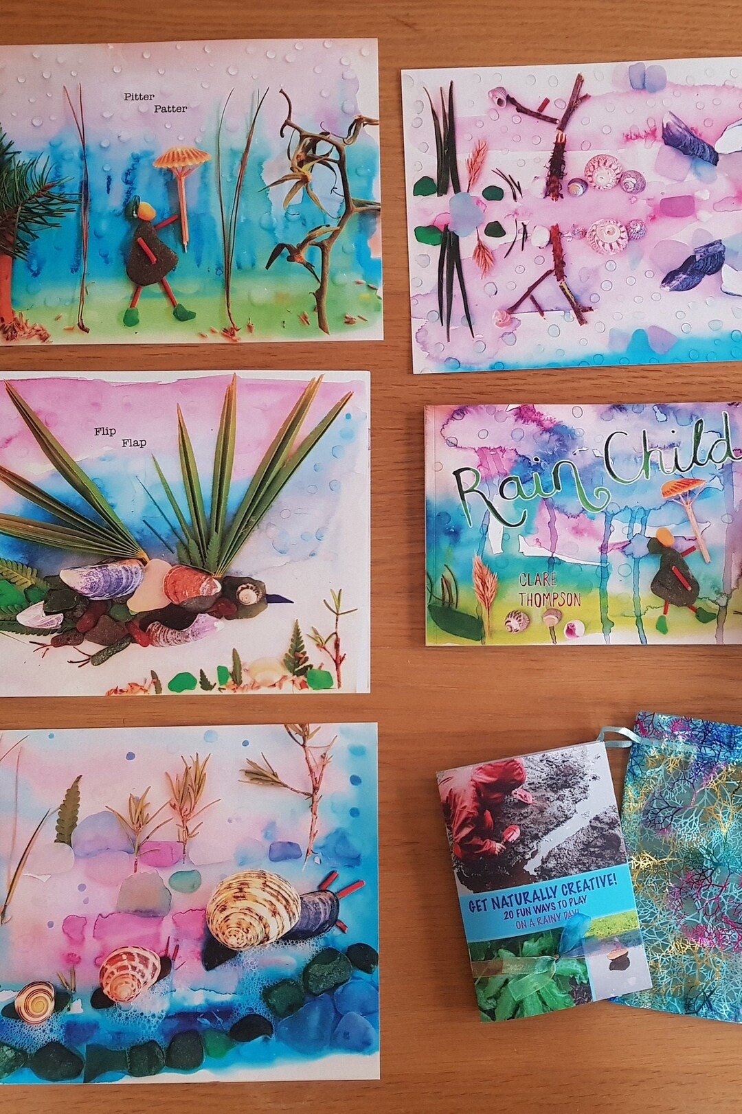 RAINY DAY Play and Display BUNDLE Rain Child Picture Book 20 - Etsy