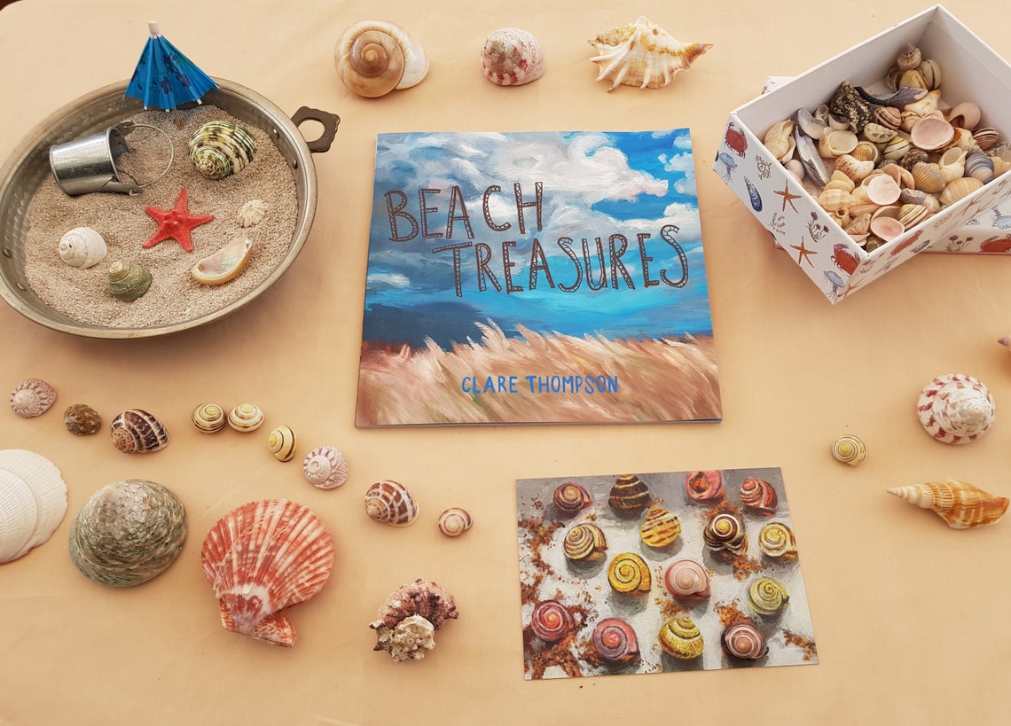 BEACH TREASURES PICTUREBOOK Resource for Playing With Beach - Etsy ...