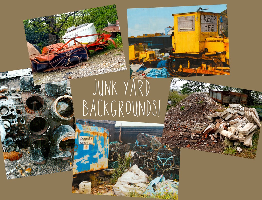 Junkyard Printable Backgrounds: 3D Magnetic Board Scenes (A4 PDF) - Etsy UK