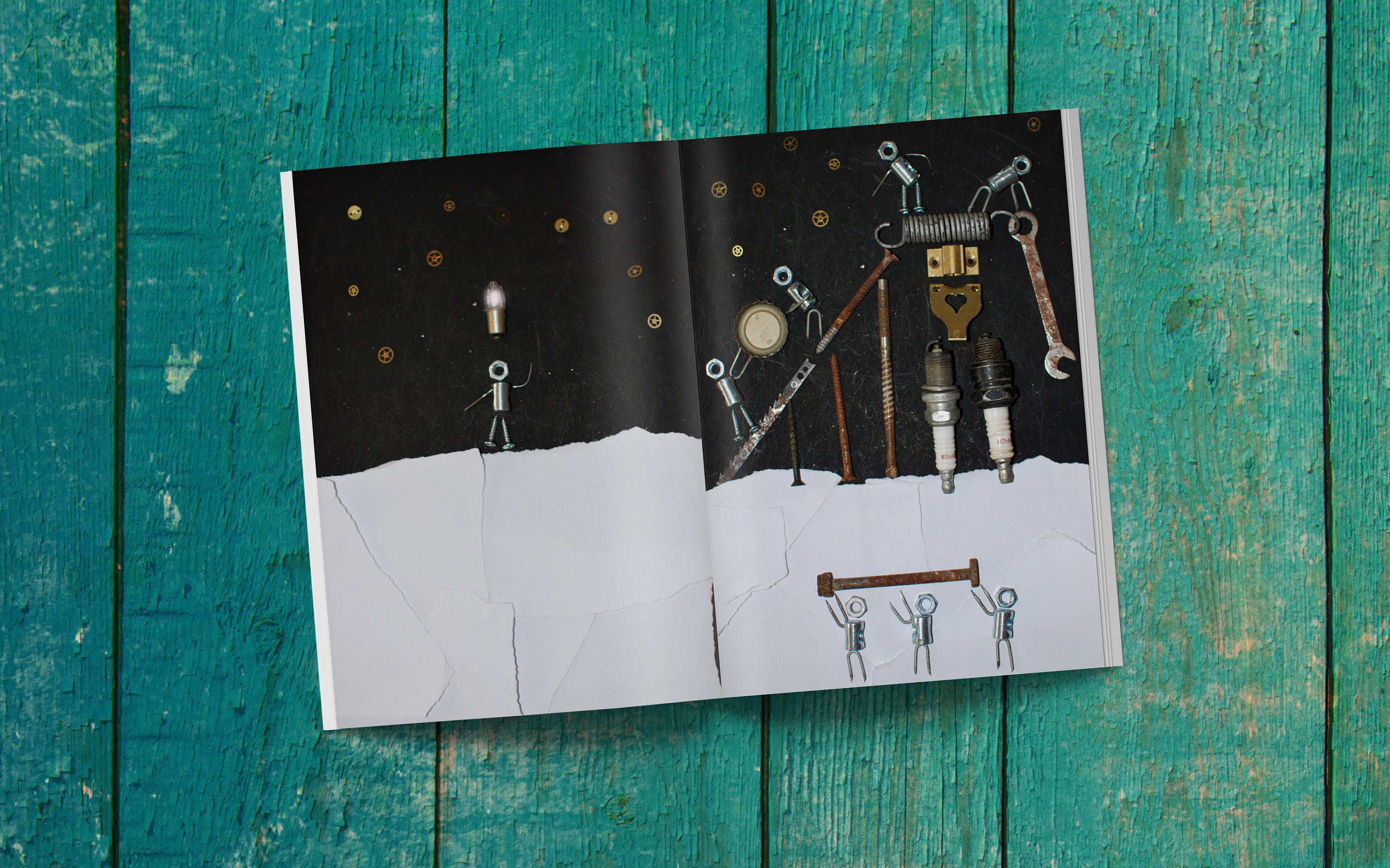 JUNK DNA A5 softback wordless picture book — Naturally Creative Early Years