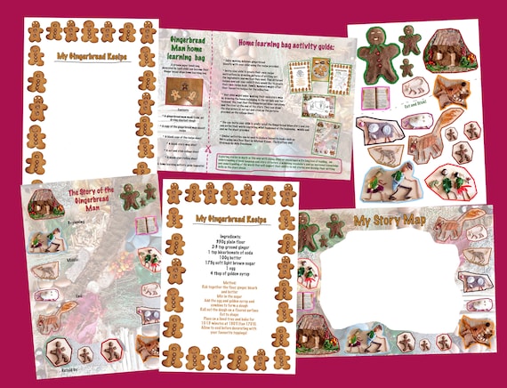 THE GINGERBREAD MAN Home Learning Download Pack Teaching | Etsy