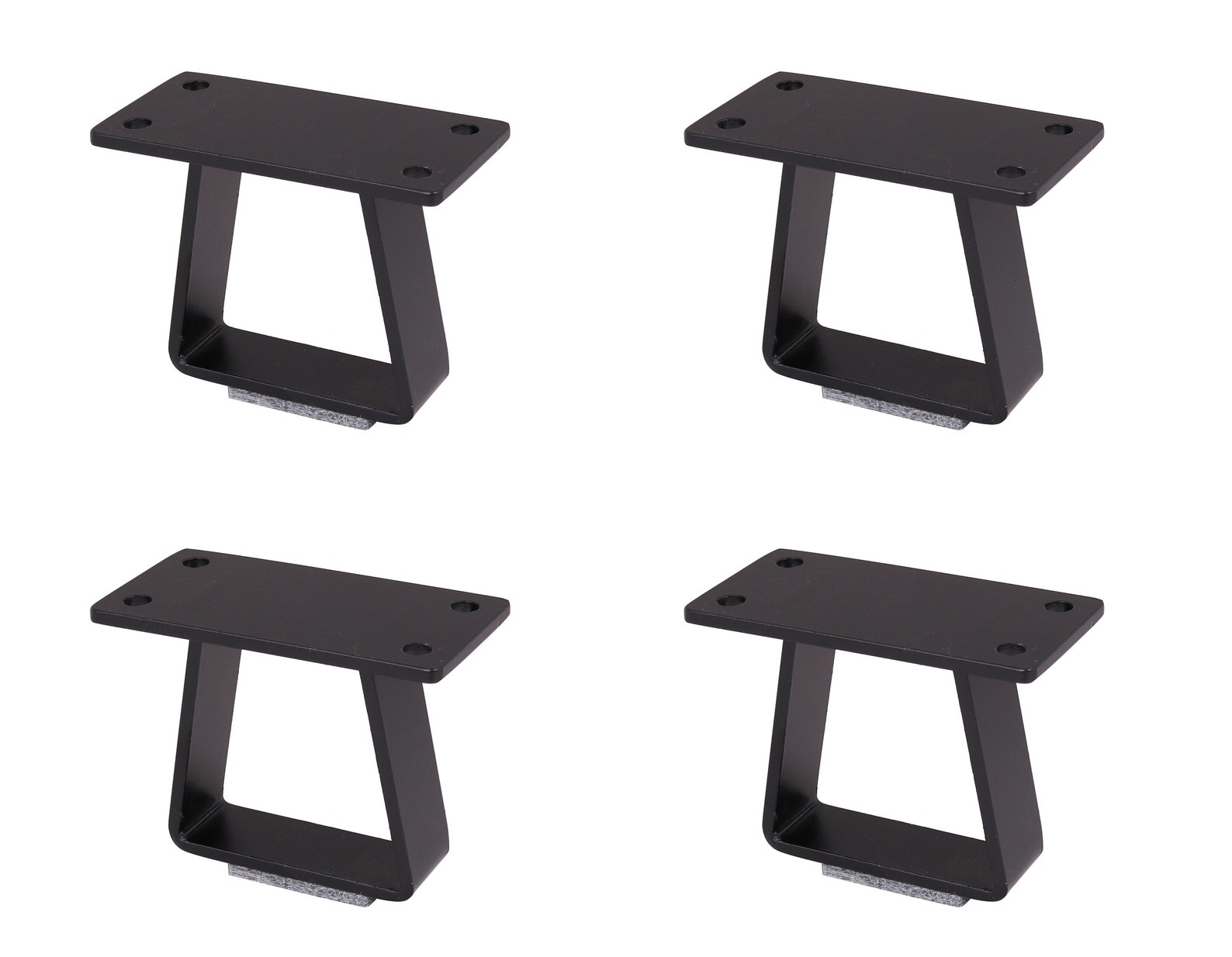 2 1/2'' Mini Trapezoid Shaped Legs black DIY - Etsy