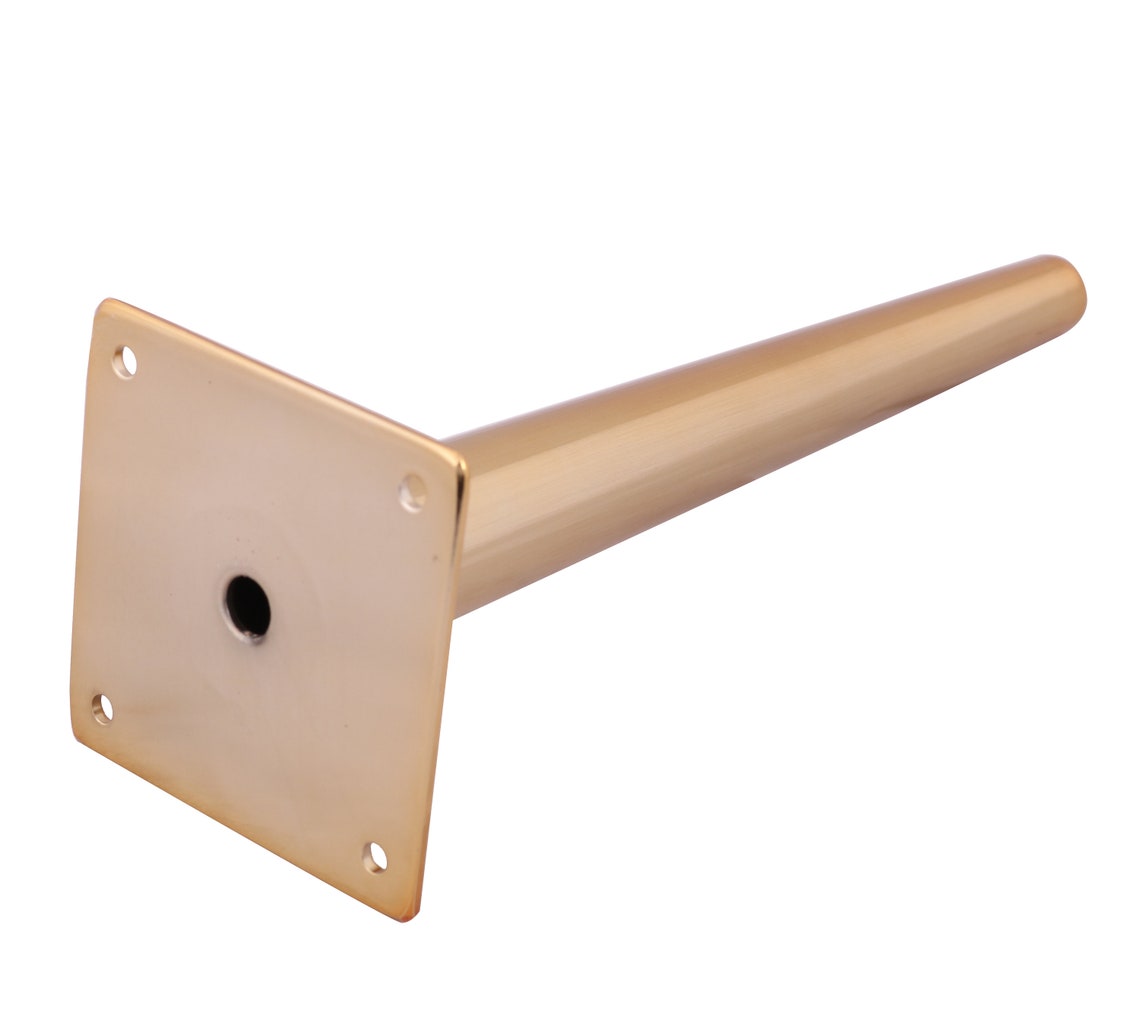 1 X 12'' Inch Steel Coffee Table Sofa Leg Vintage Mid | Etsy