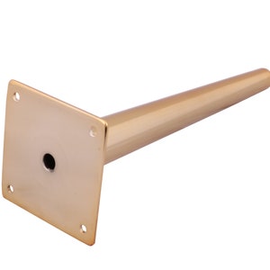 1 X 12'' Inch Steel Coffee Table Sofa Leg Vintage Mid Century Modern ...