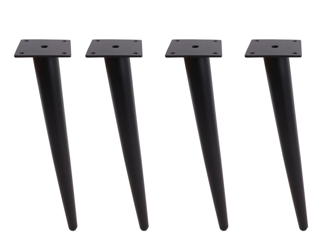 4pcsx 16'' Angled Tapered Sofa Legs Vintage Mid Century Modern Legs ...