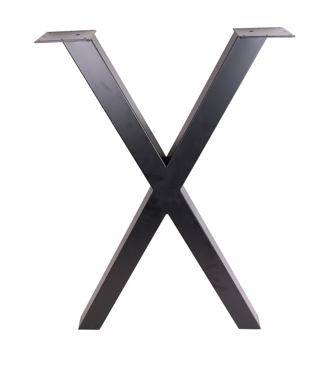 34h X 22''W Counter Table Legs X-shaped Steel - Etsy