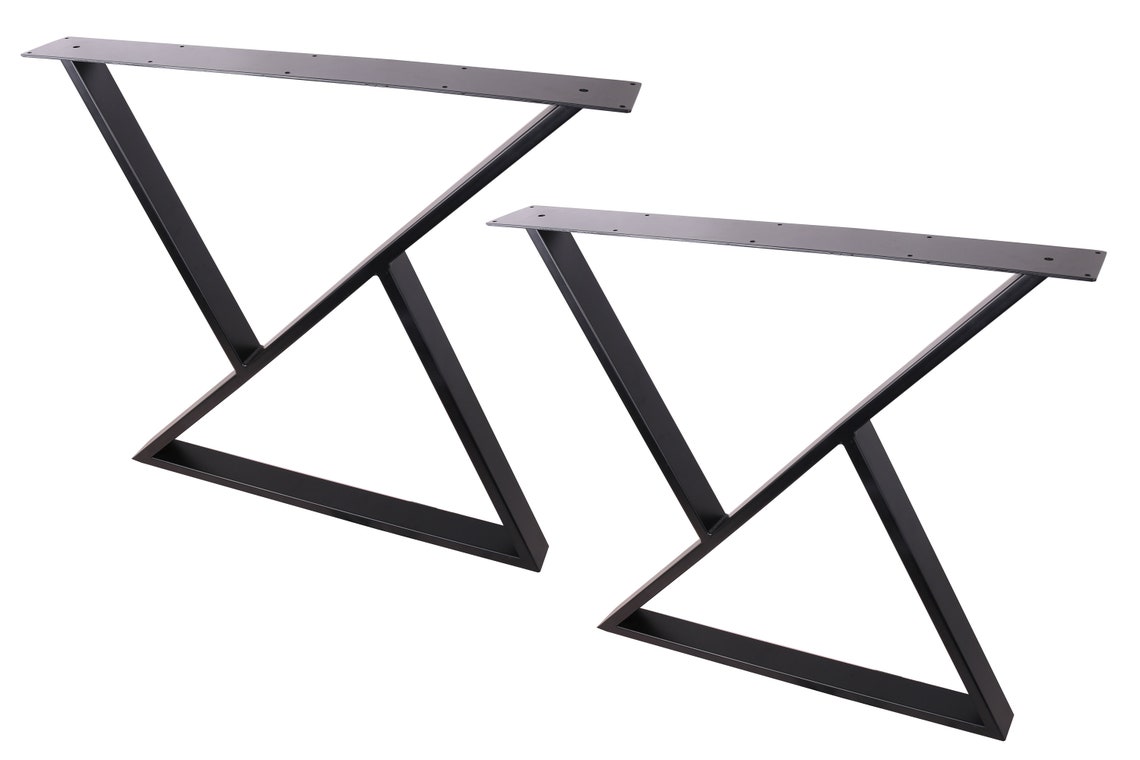 2 X High Quality 28 Dining Table Legs Z-shaped Steel - Etsy