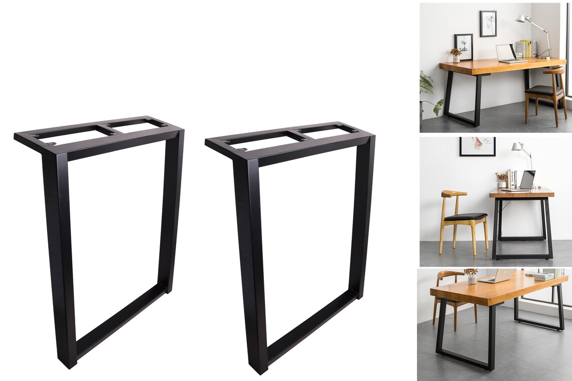 2 X 28dining Table Legsblack Steel Table Legsoffice - Etsy