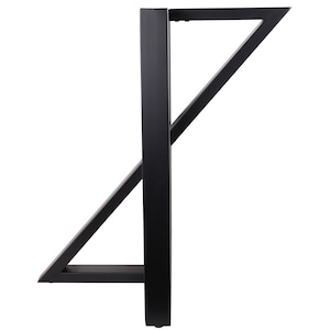 28" Steel Table Legs: Black Z-shaped Desk Legs - Etsy