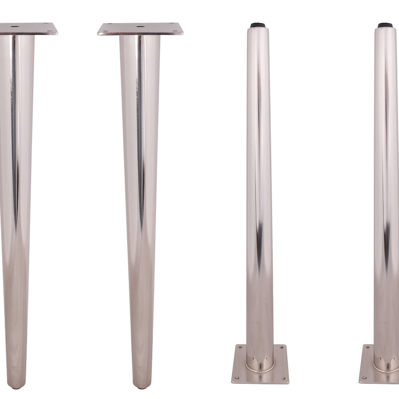 Chrome Table Legs - Etsy