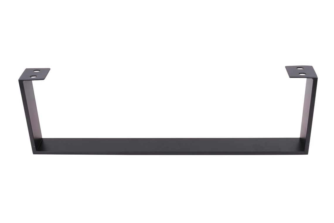 U Shaped Black Steel Table Legs, 8 Inch (pair) - Etsy