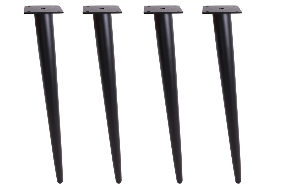 4pcsx 28'' Angled Tapered Sofa Legs Vintage Mid Century Modern Legs ...