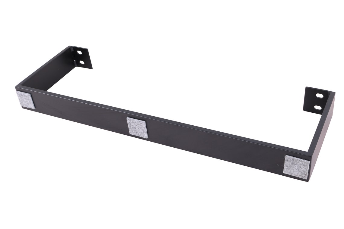 U Shaped Black Steel Table Legs, 8 Inch (pair) - Etsy