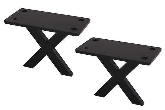 2PCS X 2 1/2'' Mini X Shaped Legs black DIY - Etsy
