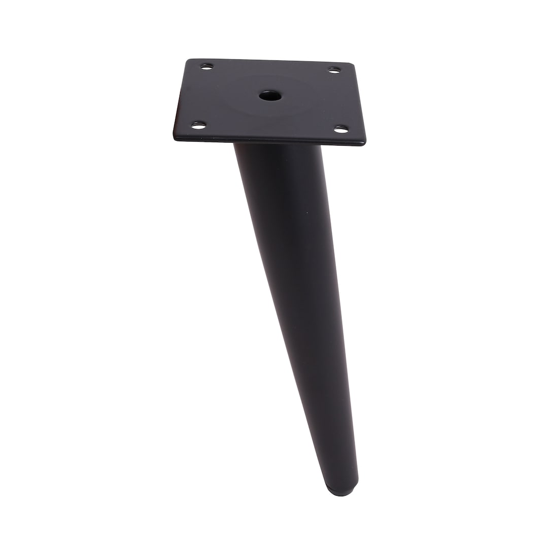 1pcx 12'' Angled Tapered Sofa Leg Vintage Mid Century Modern Leg. Metal ...