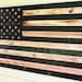 19.5 X 37 Rustic American Flag Burned - Etsy
