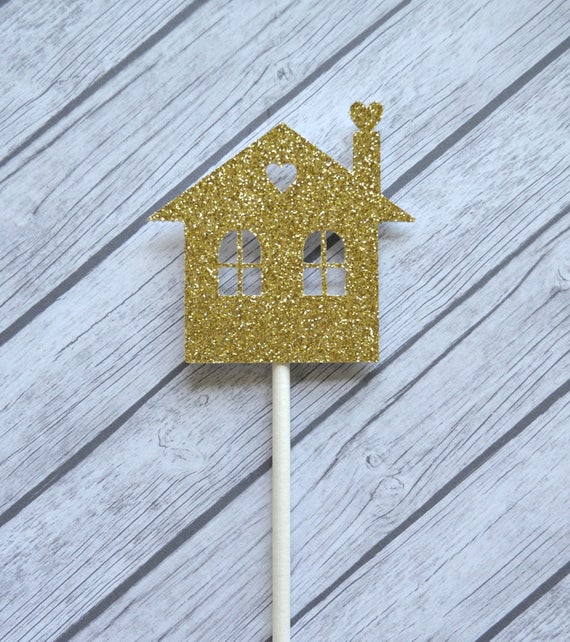 House Warming Printable Cupcake Topper House Warming Cupcake Toppers