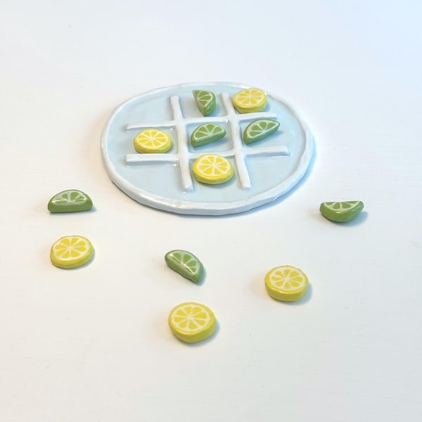 Clay Tic Tac Toe Board - Etsy