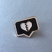 Broken Heart Pin by Midnight & Vine - Etsy
