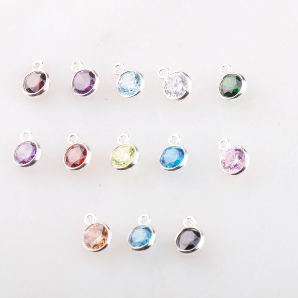 Birthstone Charms - Etsy