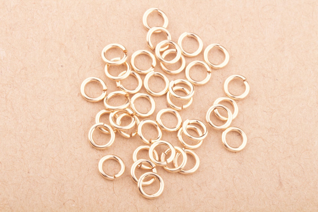 5mm 19 Gauge Jump Rings in Sterling Silver, Gold Filled, Permanent ...