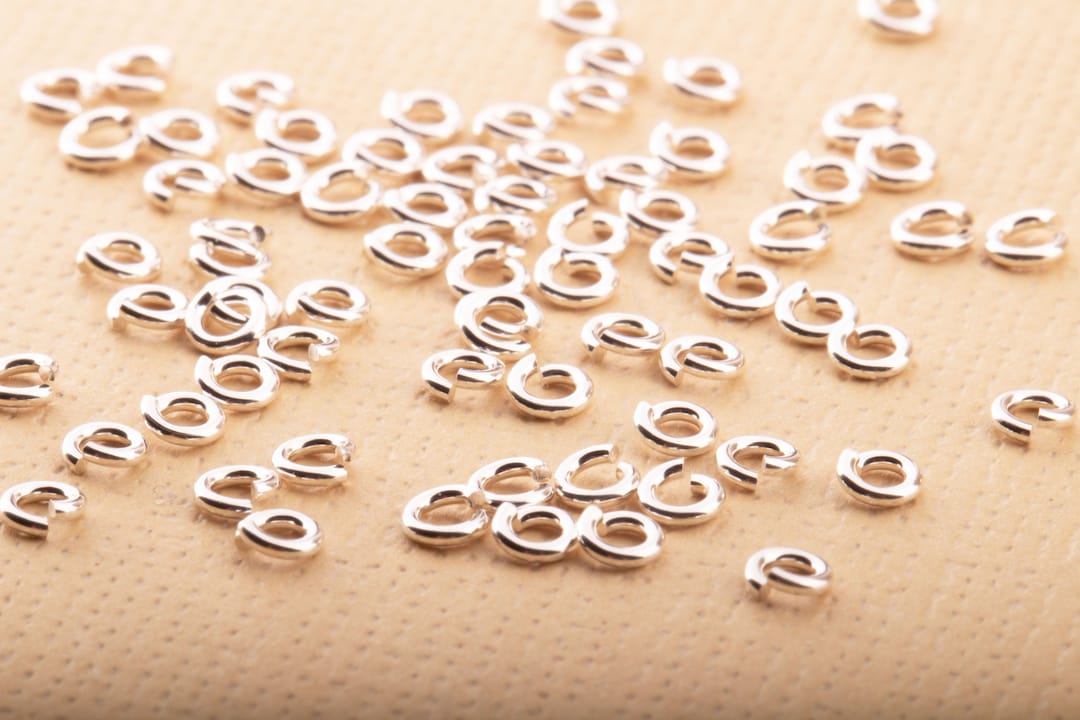 Tiny Jump Rings 22 Gauge 2.8mm Open Jump Rings- Silver, Gold Filled or Rose Filled, Wholesale ...