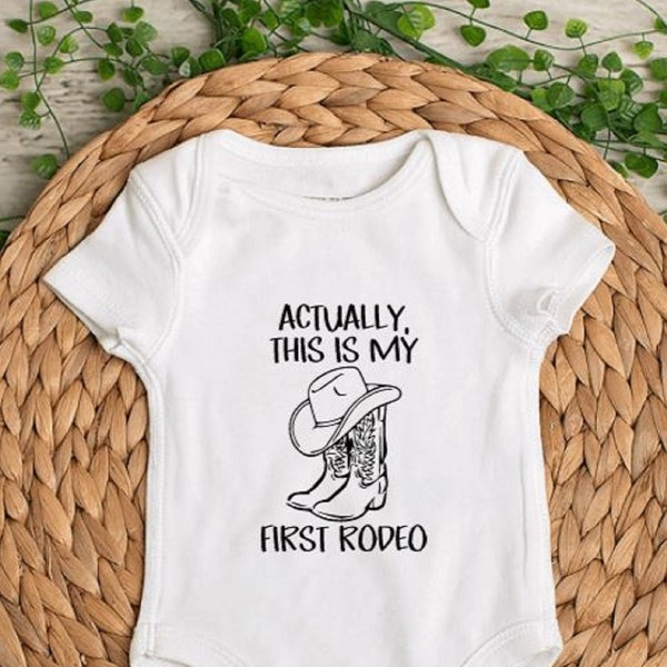 This Actually is My First Rodeo Hat - Etsy